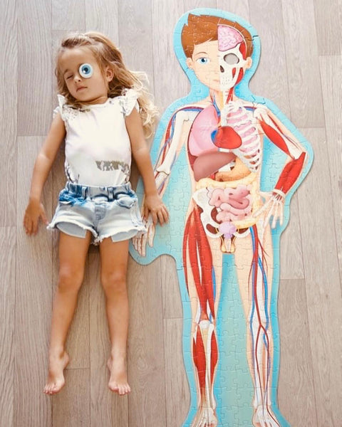 Sassi Travel, Learn and Explore - The Human Body Puzzle 200pc – Toys2Learn